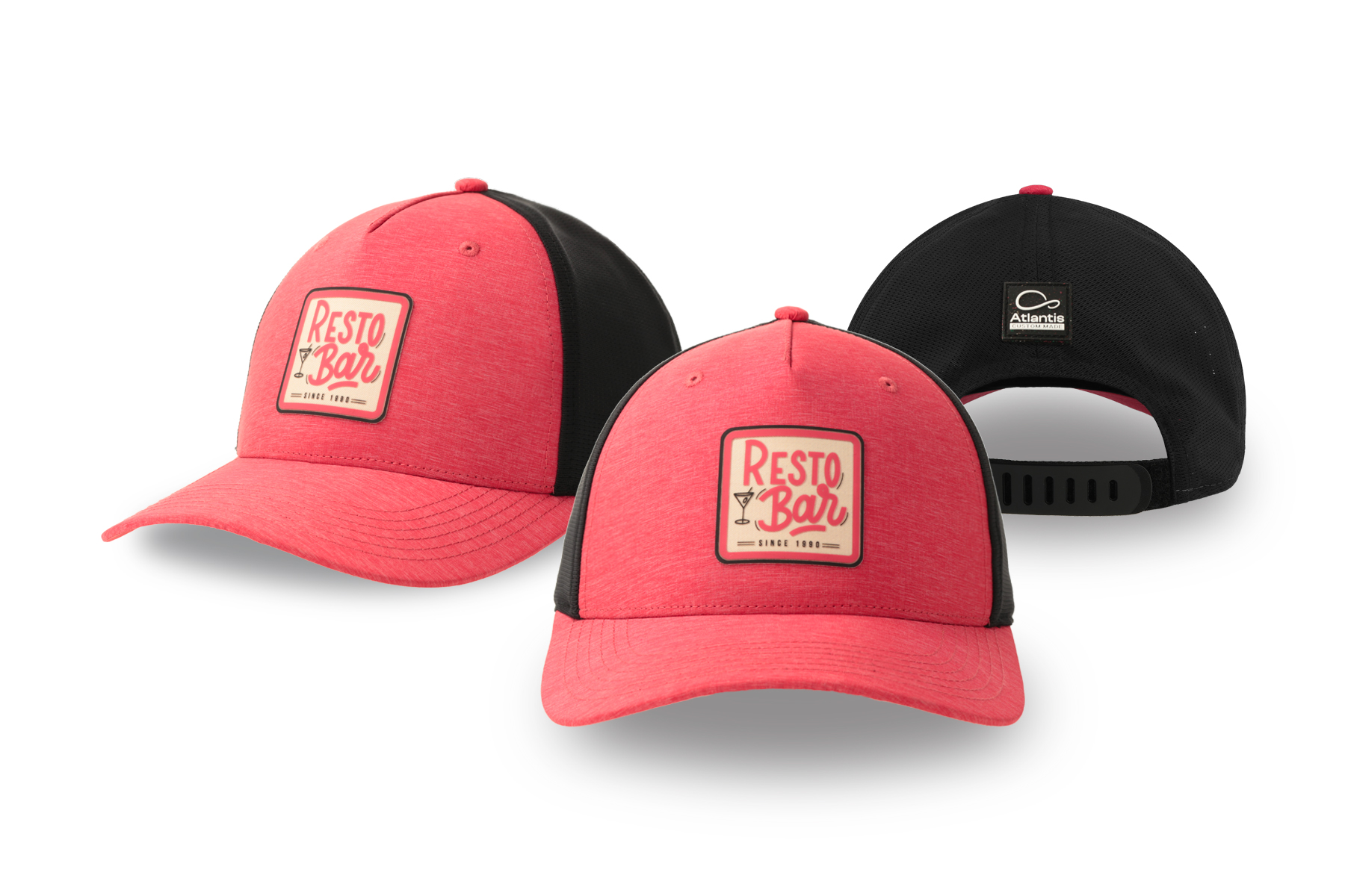 Corporate clothing: custom branded caps - Atlantis Custom Made